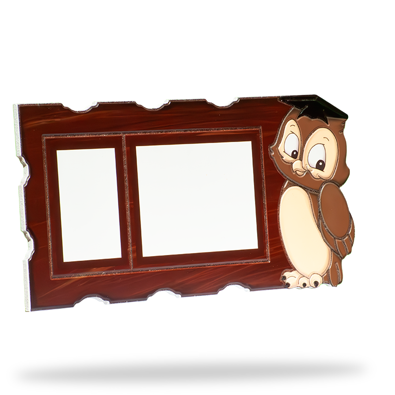 Marco infantil búho, Marcos para fotografía de graduación Kinder