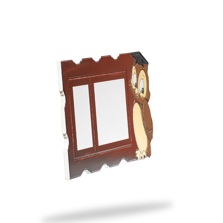 Marco infantil búho, Marcos para fotografía de graduación Kinder